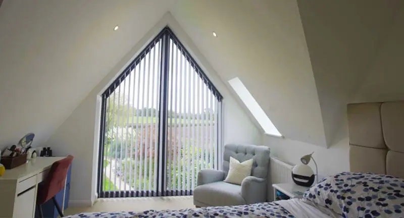 Can you put Blinds on Triangle Windows? - Conservatory Blinds